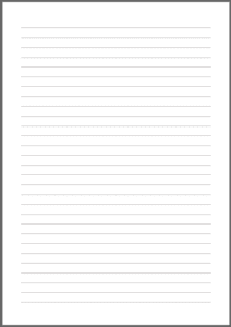 Hojas rayadas o renglones para imprimir en A4 y A5 - Arte en Papel